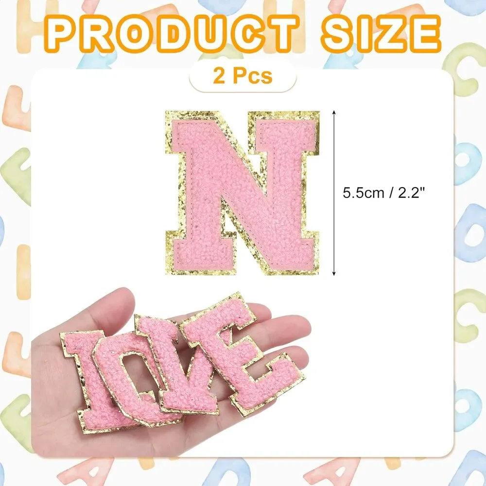MECCANIXITY | Other | Meccanixity Chenille Letter Patches 22 Self ...